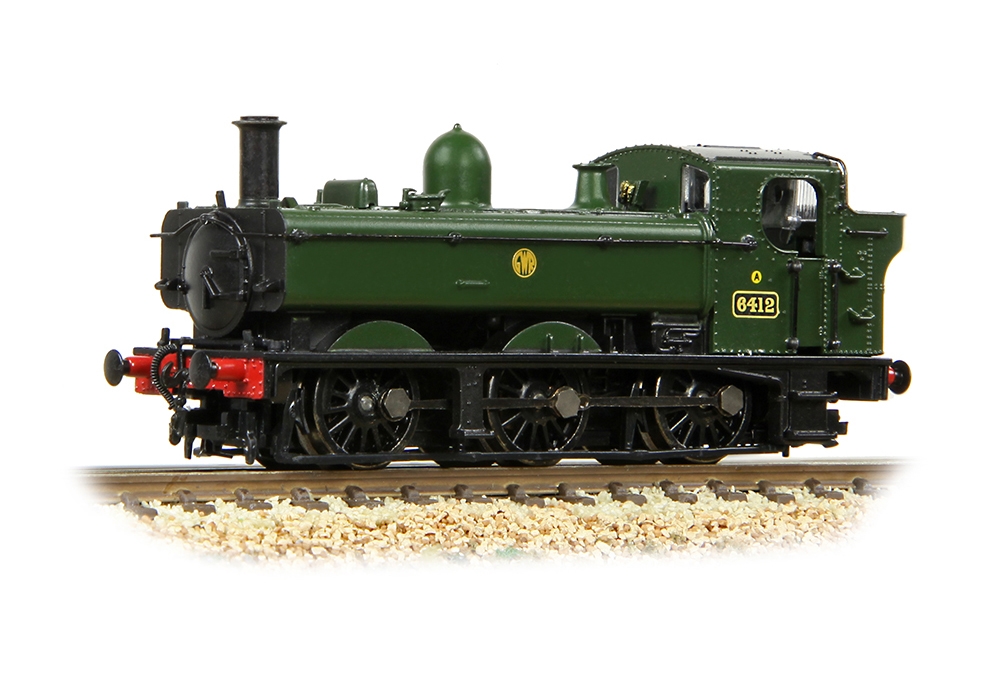 Bachmann Europe plc - GWR 64XX Pannier Tank 6412 GWR Green (Shirtbutton ...